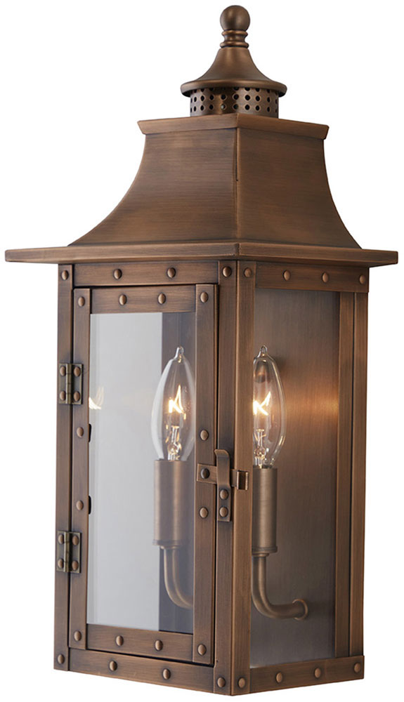 Acclaim Lighting 8302CP St. Charles Vintage Copper Patina Outdoor Light ...