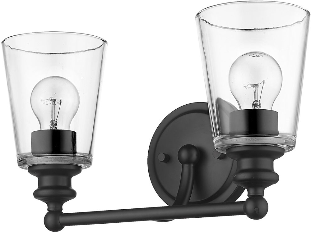 Acclaim Lighting IN41401BK Ceil Modern Matte Black 2-Light Bathroom ...