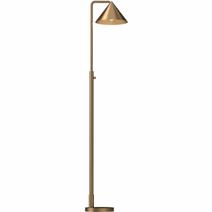 Alora Mood FL485058BG Remy Contemporary Brushed Gold Floor Lighting ...