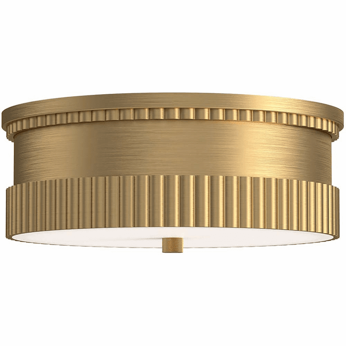 Alora Mood FM416114BG Rue Contemporary Brushed Gold Ceiling Light ...