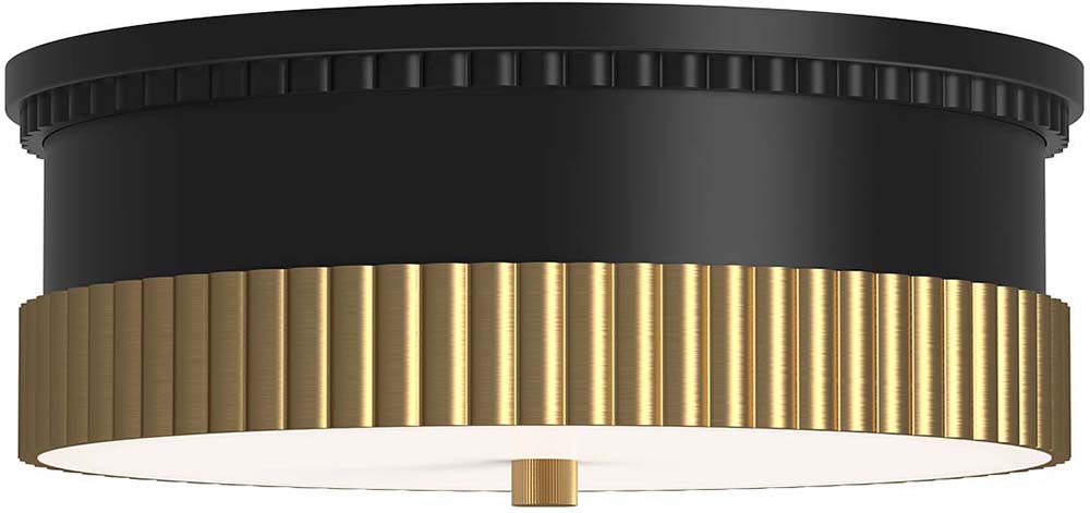 Alora Mood FM416114MBBG Rue Contemporary Matte Black / Brushed Gold ...