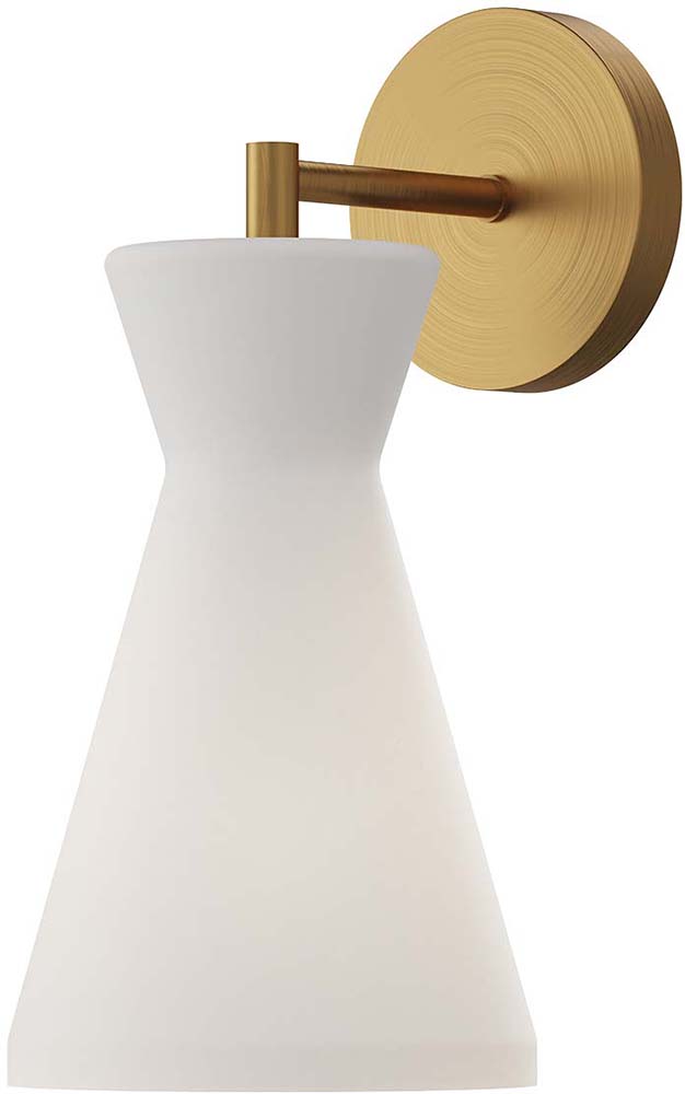 Alora Mood WV473706AGOP Betty Contemporary Aged Gold Sconce Lighting ...