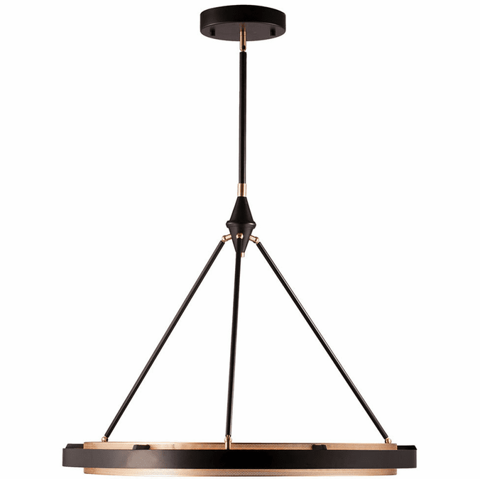 Alora PD302732CBGS Duo Modern Classic Black / Gold Shimmer LED 31.5 ...