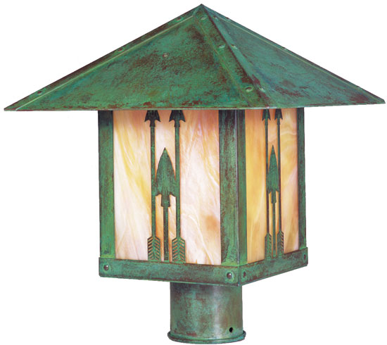 Arroyo Craftsman TRP-16AR Timber Ridge 16 inch Outdoor Light Post with ...