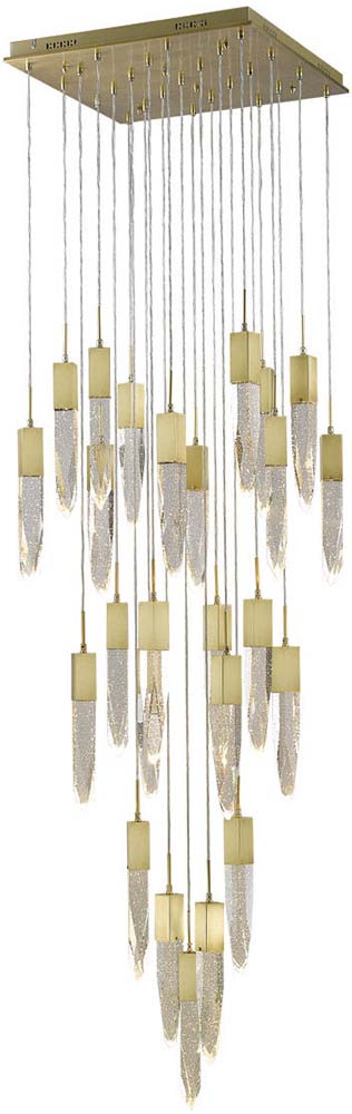 Avenue Lighting HF1904-25-GL-BB-C The Original Glacier Avenue Modern ...