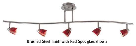 Cal SL9545 Serpentine 5-Lamp Monopoint Fixture - CAL-SL-954-5-