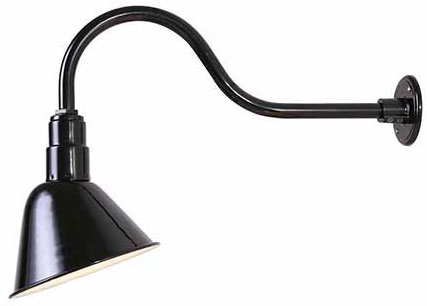 Canarm BL10WACBK Sign Light Vintage Black / Aluminum Outdoor Wall ...