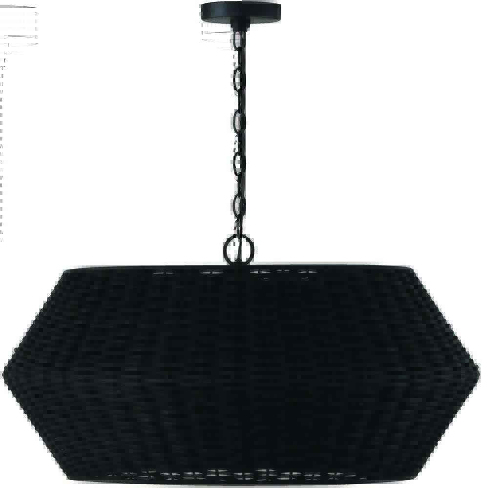 Capital Lighting 347861MB Boca Modern Matte Black Pendant Lighting ...