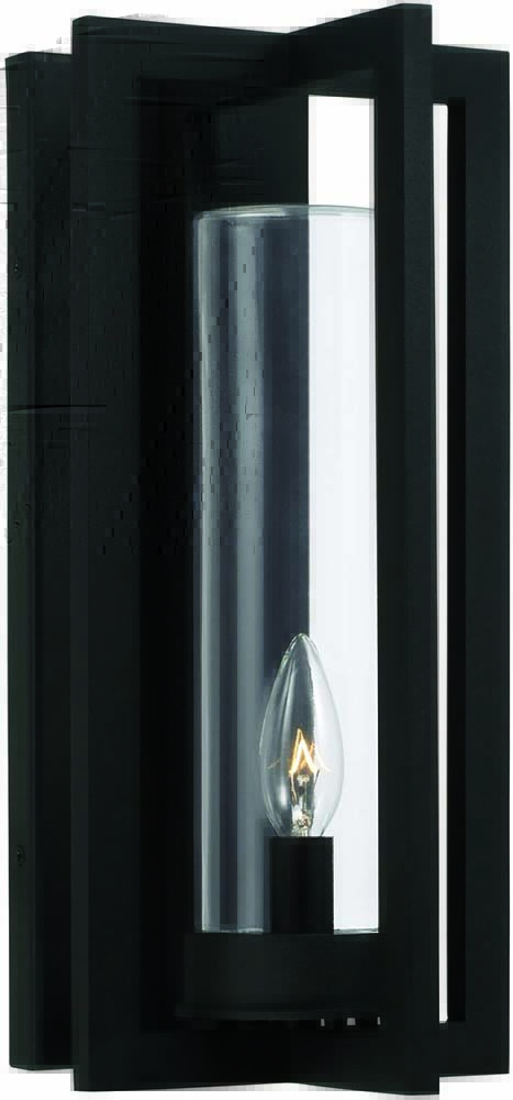 Capital Lighting 948211BK Kent Contemporary Black 7" Outdoor Lamp ...