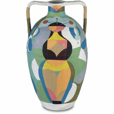 Currey & Company 1200-0617 Amphora Contemporary Multicolor Vase ...