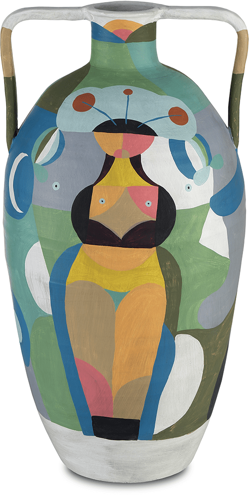 Currey & Company 1200-0617 Amphora Contemporary Multicolor Vase ...