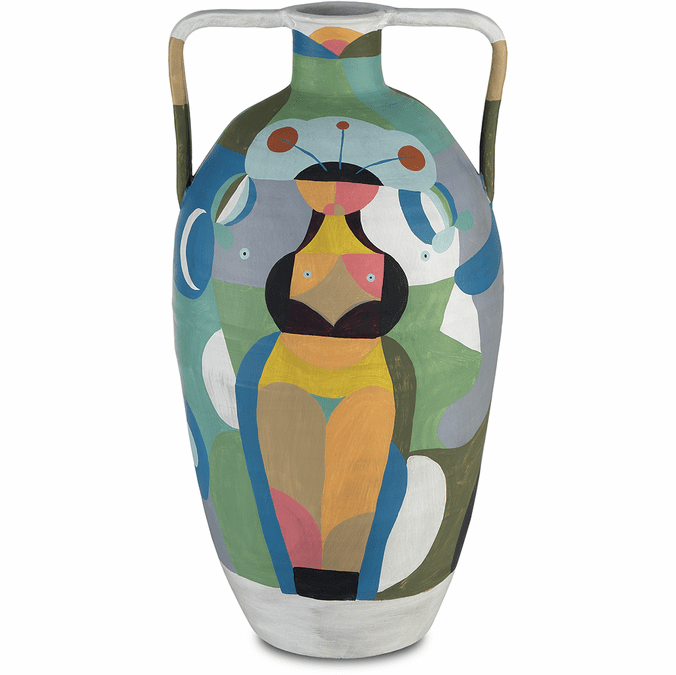 Currey & Company 1200-0617 Amphora Contemporary Multicolor Vase ...