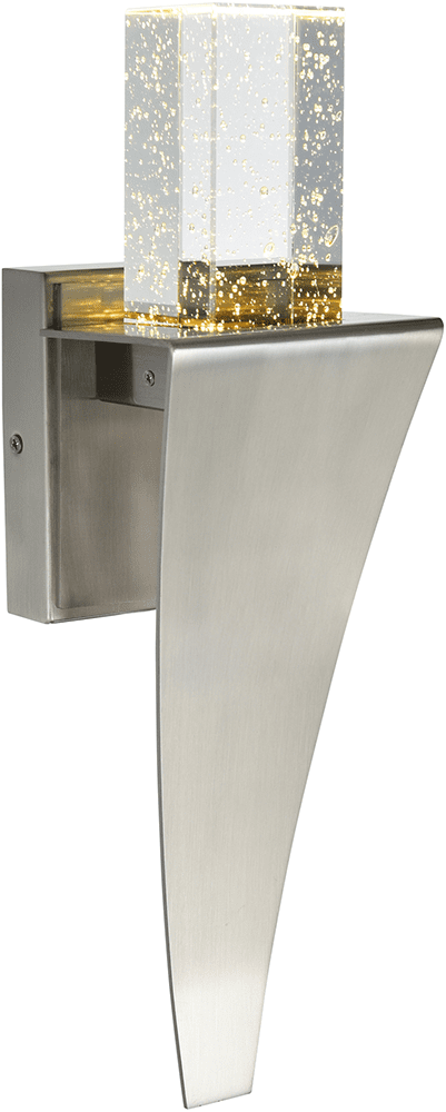 CWI Lighting 1502W5-1-606 Catania Modern Satin Nickel LED Wall Sconce ...