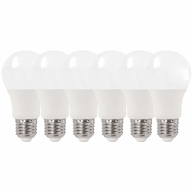 Cyber Tech LB60A-DMWW6PK LED Light Bulb (Set of 6) - CYB-LB60A-DMWW6PK