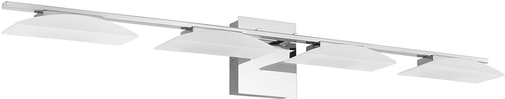 EGLO 204045A Metrass 3 Contemporary Chrome LED 4-Light Bathroom Light ...