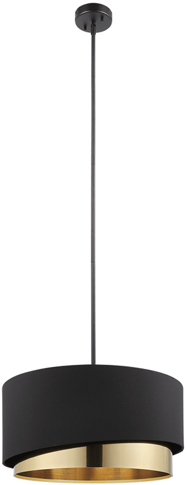 EGLO 39925A Manderline Contemporary Black Drum Lighting Pendant - EGL ...