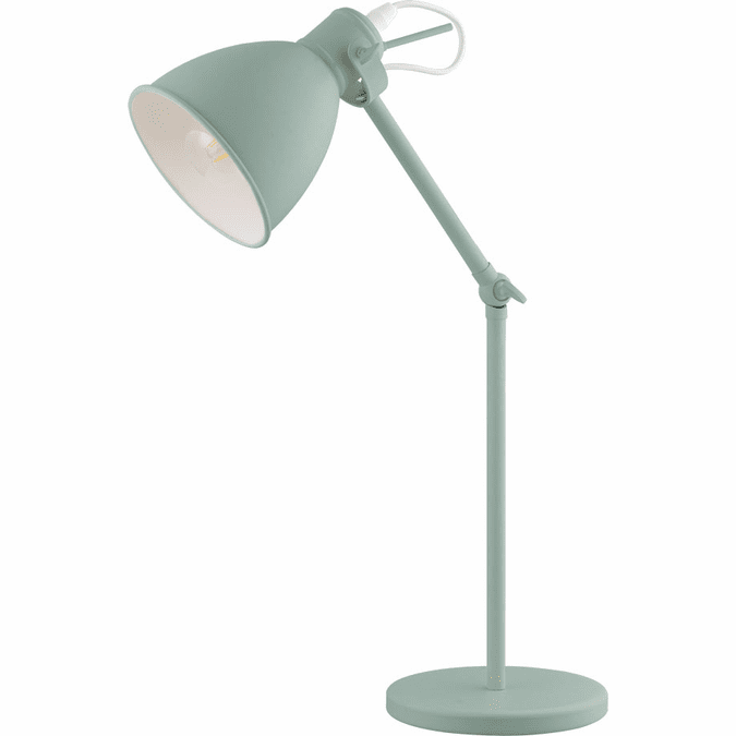EGLO 49097A Priddy-P Contemporary Pastel Light Green Reading Lamp - EGL ...