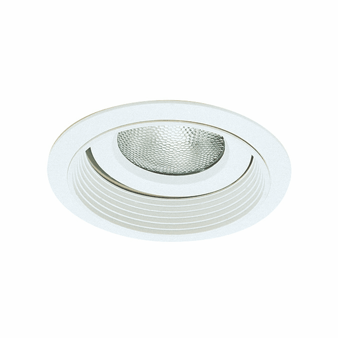 Elco EL376W Contemporary White Medium Base 6" Recessed Light Reflector ...