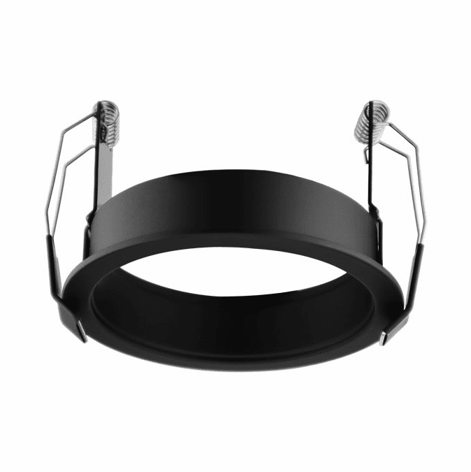 Elco EL3WCRB Modern Black 3 inch Knife Edge Wood Ceiling Recessed Light ...