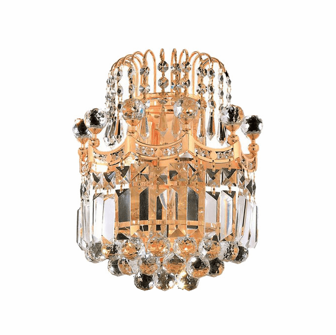 Elegant V8949W12G/RC Corona Gold Light Sconce - ELE-V8949W12G-RC