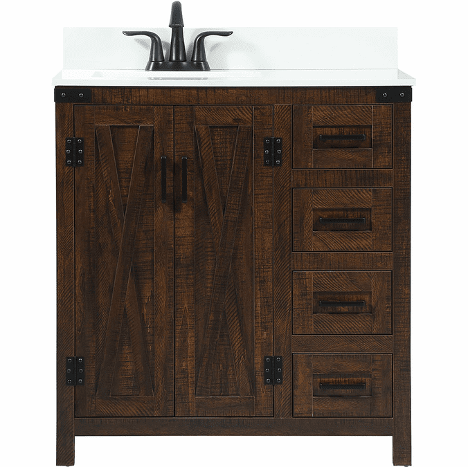 Elegant VF90232EX-BS Grant Contemporary Expresso Single Sink and ...