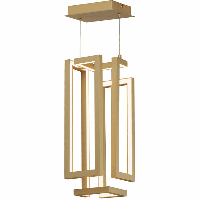 ET2 E21261-GLD Penrose Contemporary Gold LED Entryway Light Fixture ...