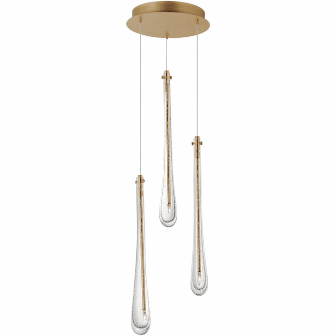 ET2 E24213-118GLD Stillo Modern Gold LED Multi Pendant Lighting - ET-E24213-118GLD