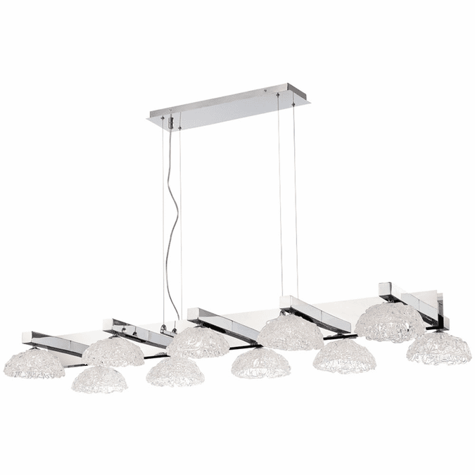 Eurofase 28139-010 Caramico Modern Chrome Halogen Kitchen Island Light ...