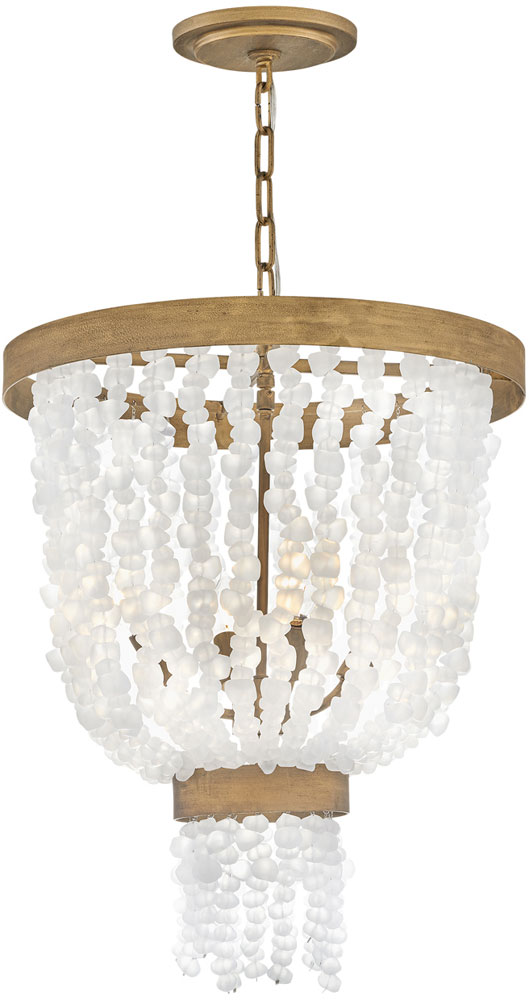 Fredrick Ramond FR30204BNG Dune Contemporary Burnished Gold LED Drop ...
