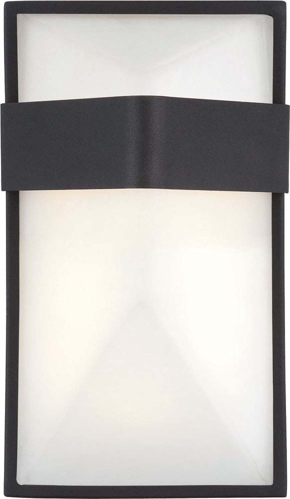 George Kovacs P1236-066-L Wedge Coal LED Outdoor Wall Lighting Fixture ...