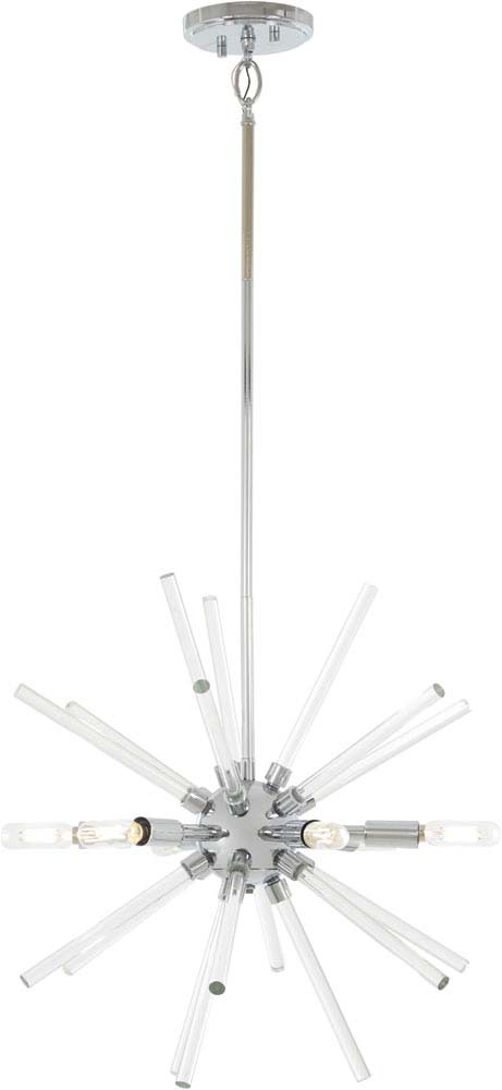 George Kovacs P1791-077 Spiked Modern Chrome Chandelier Lamp - GEO ...
