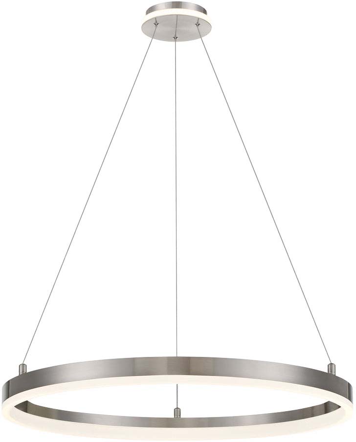 George Kovacs P1912-084-L Recovery Modern Brushed Nickel 31.5" Pendant ...