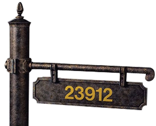Hanover Lantern 222-3 Ladder Rest Sign Exterior Address Number Sign ...