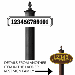 Hanover Lantern Outdoor Address Signs