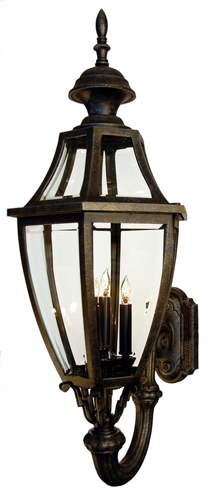 Hanover Lantern B134FSM Augusta Medium Traditional Outdoor Wall Light ...