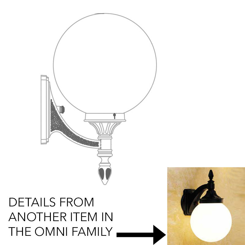 Hanover Lantern B16414 Omni Large Exterior Sconce Lighting - HAN-B16414