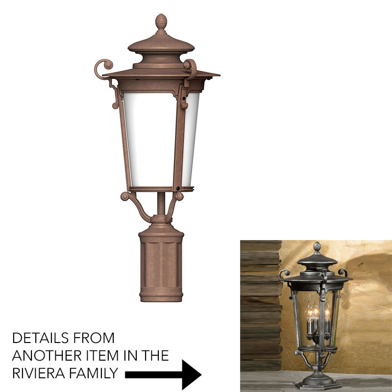 Hanover Lantern B58430 Riviera Medium Outdoor Post Lighting Fixture ...