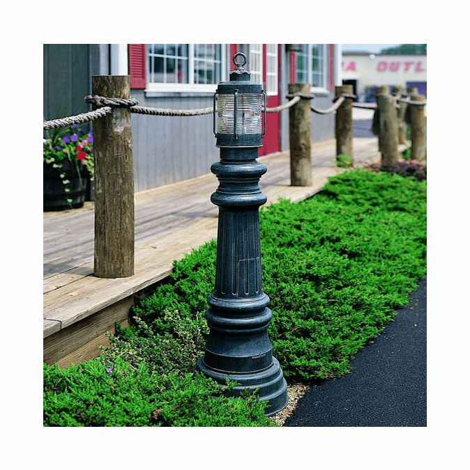 Hanover Lantern B9046 Avalon Large Nautical Outdoor Bollard - HAN-B9046