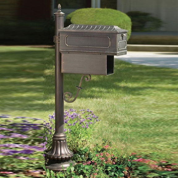 Hanover Lantern M96 Mailbox Traditional Exterior Mailbox - HAN-M96