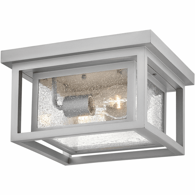 Hinkley 1003SI Republic Satin Nickel LED Outdoor Ceiling Lighting - HIN ...