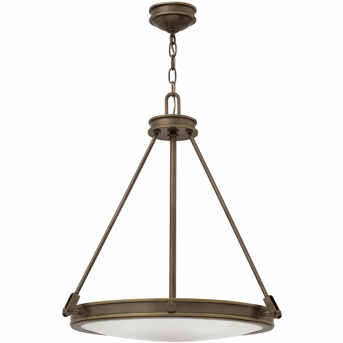 Hinkley 3384LZ Collier Light Oiled Bronze LED Pendant Hanging Light ...
