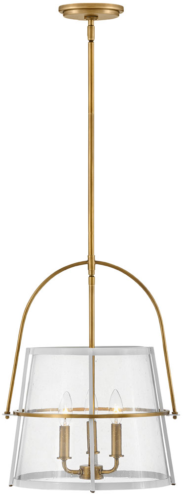 Hinkley 38113HB-PT Tournon Contemporary Heritage Brass with Polished ...