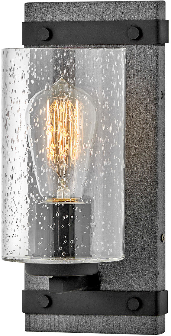 Hinkley 5940DZ Sawyer Modern Aged Zinc Lighting Sconce - HIN-5940DZ