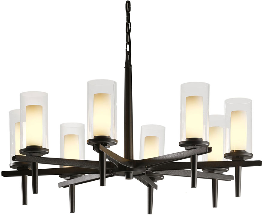 Hubbardton Forge 104305 Constellation Large 8 Lamp Chandelier Lighting ...