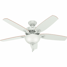 Hunter 53237 Builder Brushed Nickel LED 52" Ceiling Fan - HUN-53237