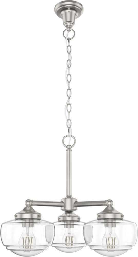Hunter Lighting 19356 Saddle Creek Contemporary Mini Hanging Chandelier ...