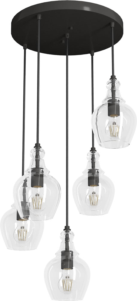 Hunter Lighting 19898 Maple Park Contemporary Multi Hanging Light - HNL ...