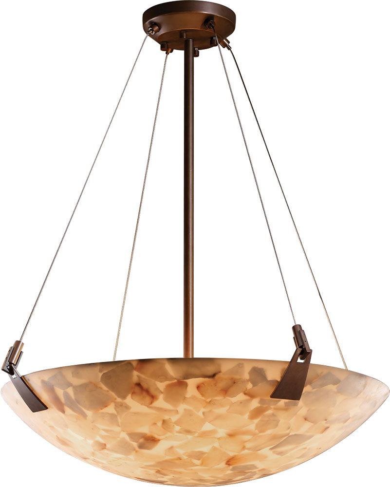 Justice Design ALR-9642-35 Alabaster Rocks! Tapered Clips Modern 27 ...