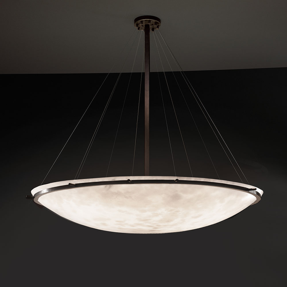 Justice Design CLD-9698 Ring Clouds Ceiling Light Fixture - JUS-CLD-9698