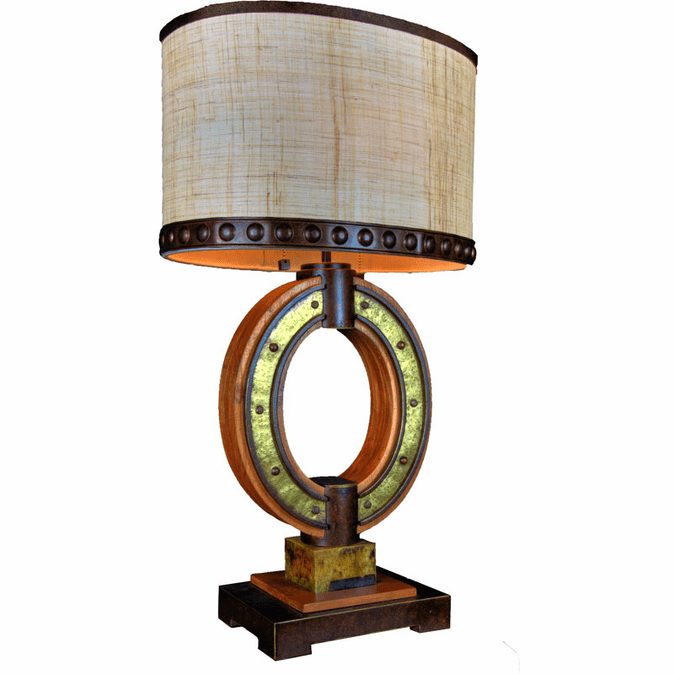 Kalco 895 Aspen Country Natural Iron Table Lamp - KAL-895NI